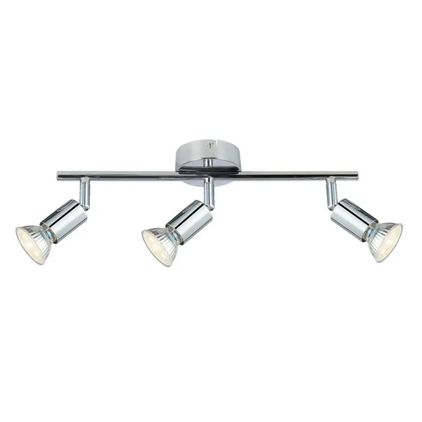Ceiling Straight-Bar Adjustable Head Light Fitting with GU10 Socket and ...