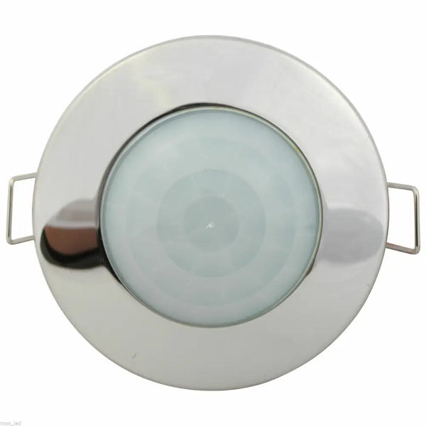 Polished Chrome PIR Presence Detector Occupancy Sensor Switch for 300W ...